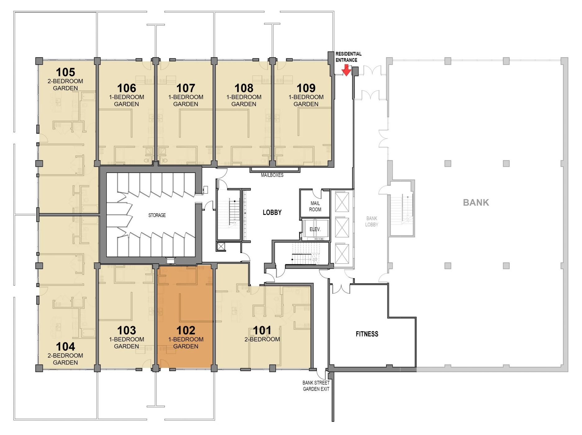 1st FLOOR – 77 Residences